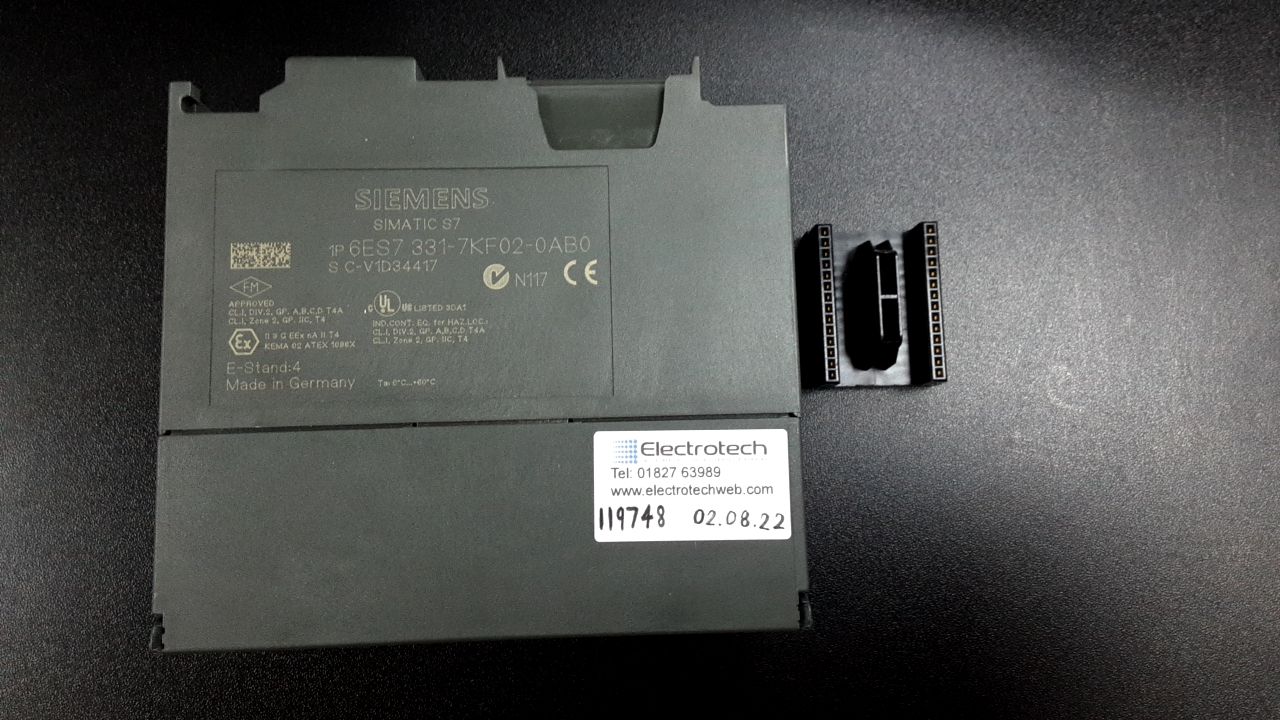 Siemens 6ES7331-7KF02-0AB0 - Electrotech
