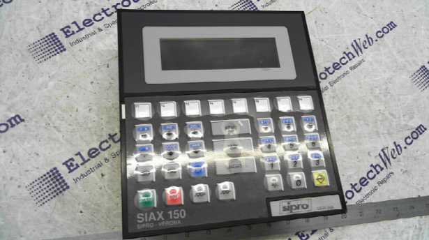 Sipro SIAX 150 - Electrotech